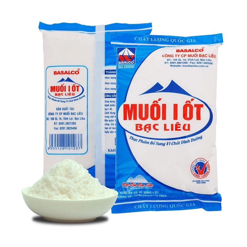 Muối hạt chế biến thủy hải sản và thực phẩm - Muối Bạc Liêu