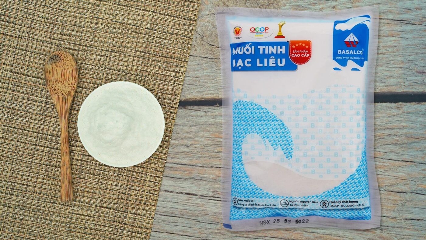 Muối tinh sấy 500g - Muối Bạc Liêu